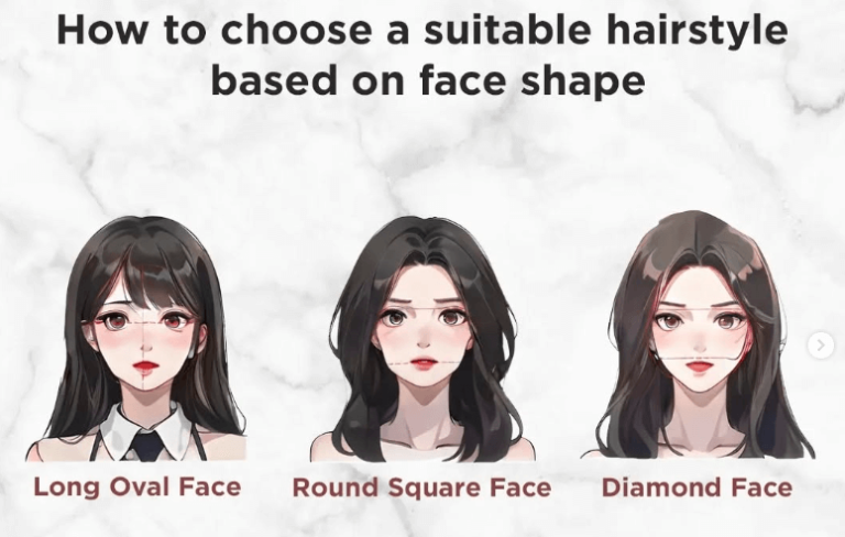 How To Choose Suitable Hairstyle Based On Your Face | LE Classic Hair ...